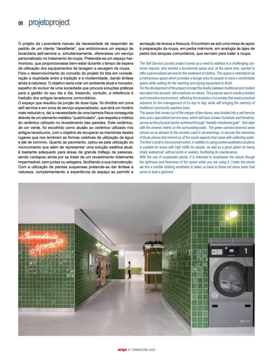 Publicação na Revista ArqA #139 - Hinterland , Stu.dere e Porto Architects